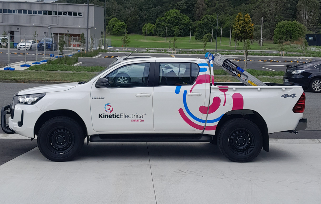 Kinetic Toyota Ute Signage - Graphic